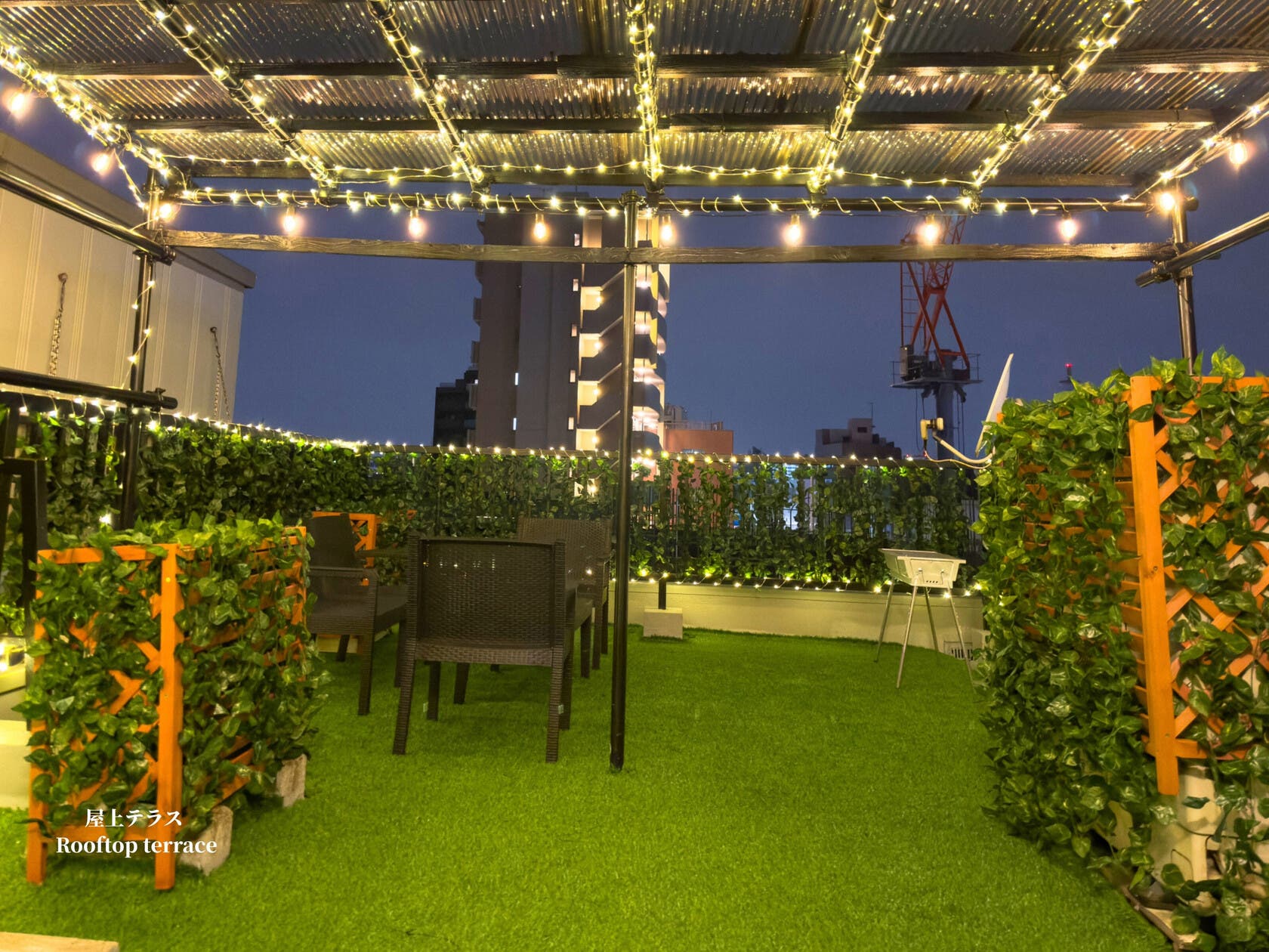 【屋上テラスBBQ】十条駅8分｜20名OK｜24時間利用可｜女子会・誕生日会・大学サークル｜雨天OK屋根付の写真6