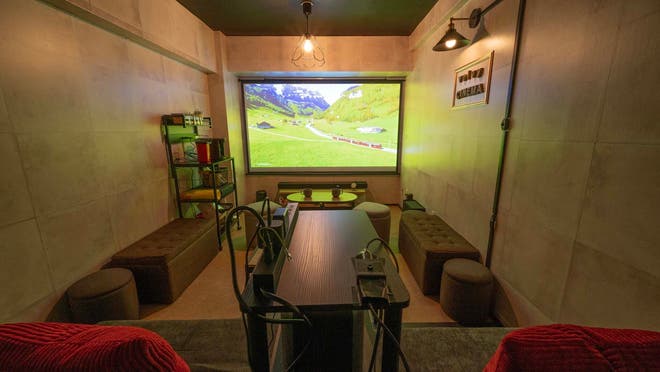 セレコレ🌳価格破壊💰最大13名🉐シアター✨プロジェクタ📽️映画🐈⬛デート💓ゲーム🎮女子会💗velvy池袋の写真9