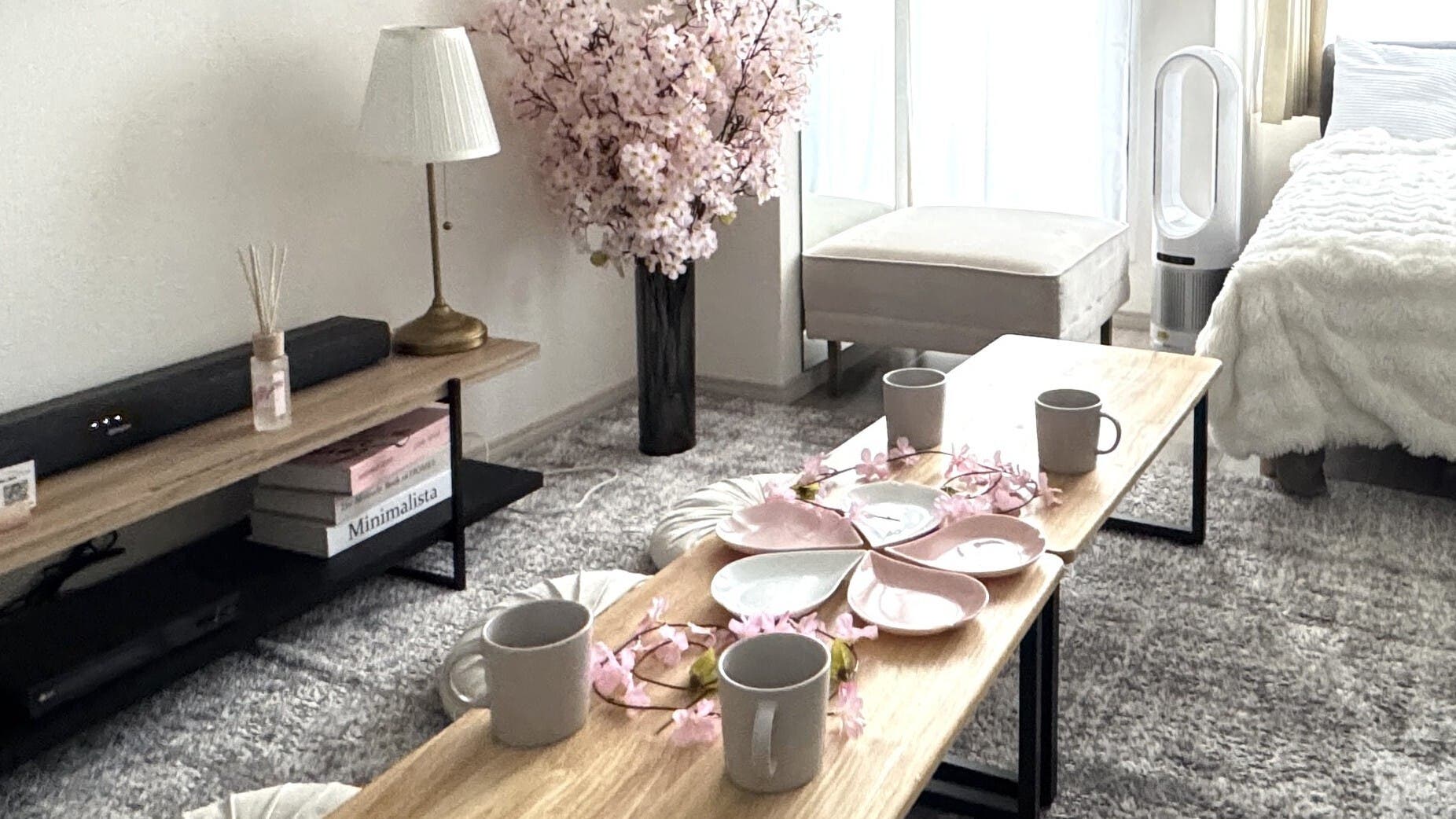 五反田2分🛋️24時間🎥撮影配信🎄パーティー📺55型TV🎬アマプラ映画✨シンプルモダン内装🏠ゴミ捨て無料の写真3