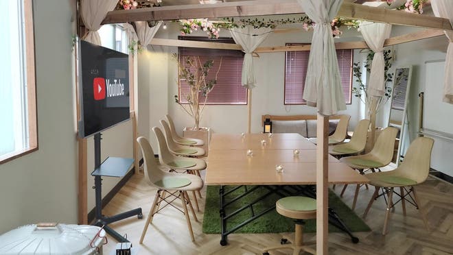 🌸JR飯田橋駅5分|会議・趣味・ボドゲ・飲み会|50型TV・🆓Wi-Fi|24hの写真1