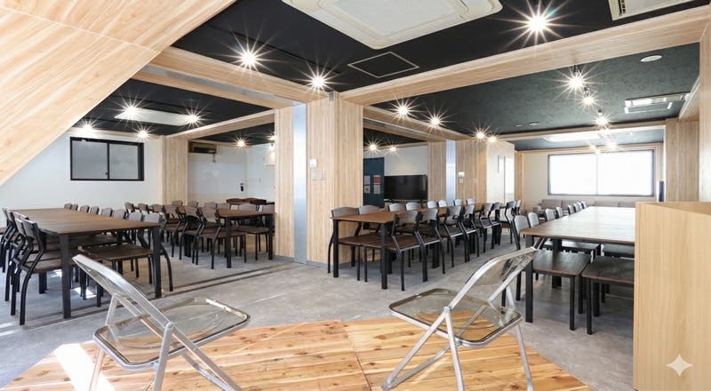 NEW🌟〈YOYO秋葉原〉席数85名。立食約100名⭐︎秋葉原駅徒歩4分・打ち上げ・研修・イベントセミナー・二次会・飲み会