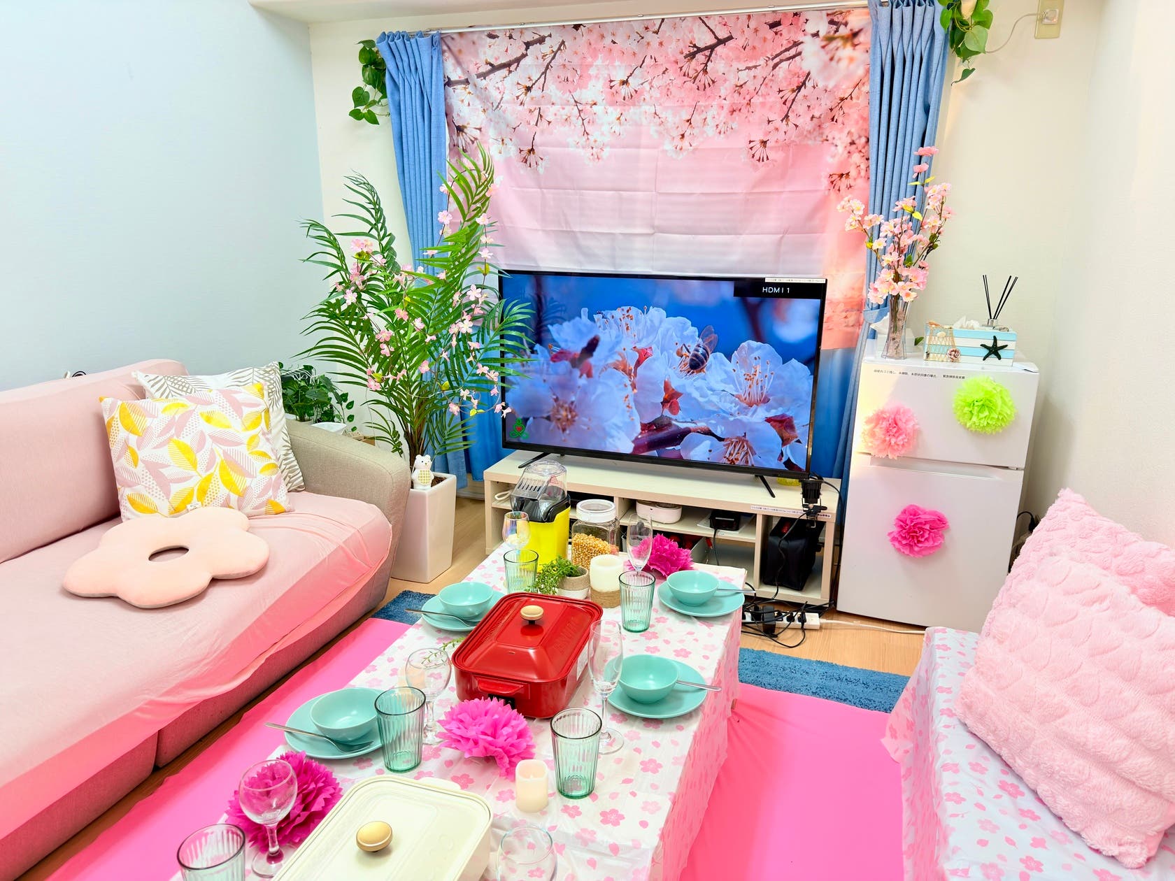 😍ポップコーン無料❣️推し活🍷女子会🤗サプライズ💙映画鑑賞🎦人気ゲーム機🎮映えライト💡24H💚ゴミ捨場有の写真1