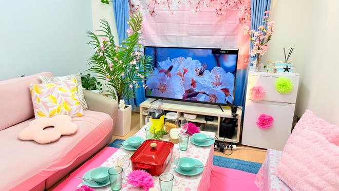 😍ポップコーン無料❣️推し活🍷女子会🤗サプライズ💙映画鑑賞🎦人気ゲーム機🎮映えライト💡24H💚ゴミ捨場有の写真1