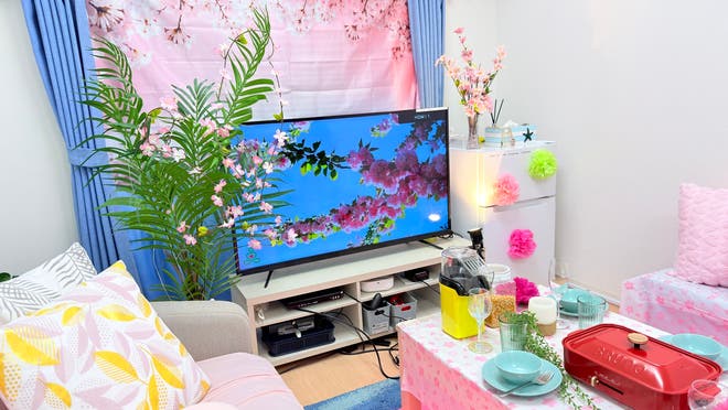 😍ポップコーン無料❣️推し活🍷女子会🤗サプライズ💙映画鑑賞🎦人気ゲーム機🎮映えライト💡24H💚ゴミ捨場有の写真3