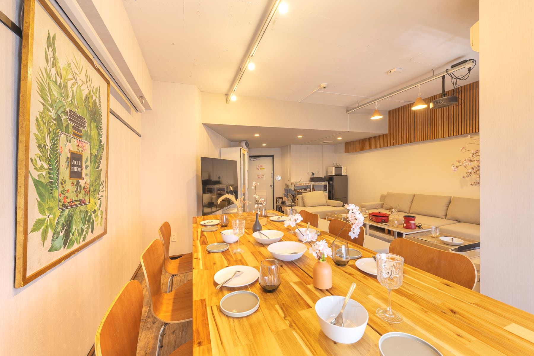 スペモ🌿歓送迎会😆プロジェクター🎬パーティー✨️ママ会🍳女子会🌸映画鑑賞🎮打ち上げ🍺200_Oasis大久保の写真3