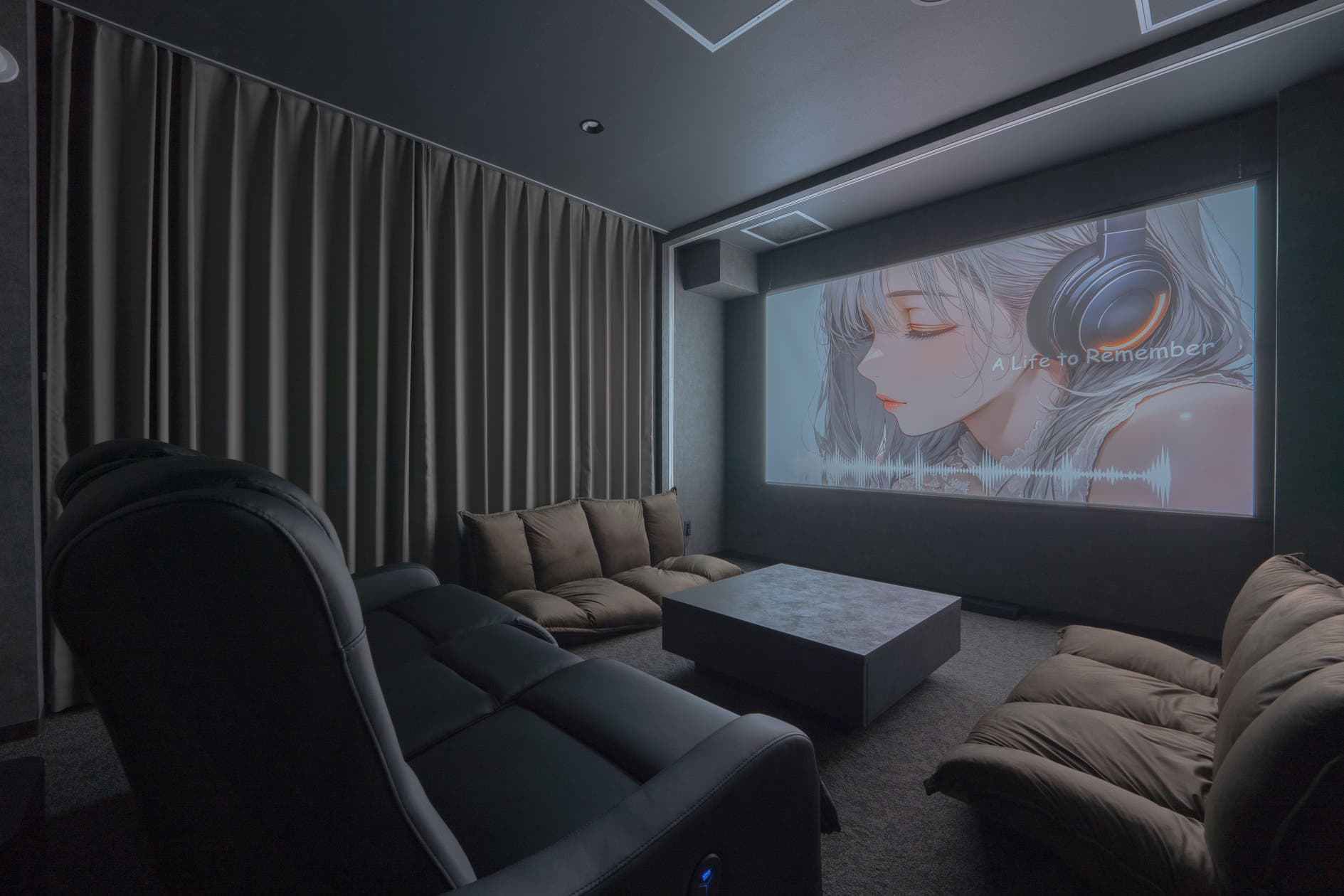 スペモ🎥京都駅徒歩2分🚶‍♀️プロジェクター🎞️デート💗映画鑑賞🍿ゲーム🎮715_ASTIL CINEMA 京都駅前の写真1