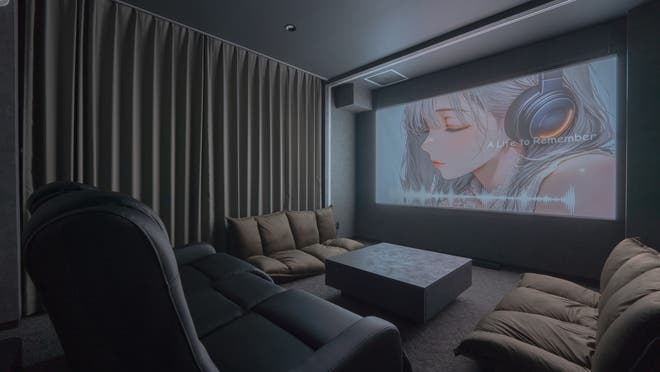 スペモ🎥京都駅徒歩2分🚶♀️プロジェクター🎞️デート💗映画鑑賞🍿ゲーム🎮715_ASTIL CINEMA 京都駅前の写真1