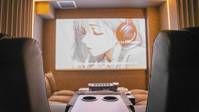 スペモ🎥京都駅徒歩2分🚶♀️プロジェクター🎞️デート💗映画鑑賞🍿ゲーム🎮715_ASTIL CINEMA 京都駅前の写真6