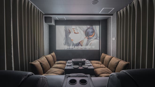 スペモ🎥京都駅徒歩2分🚶♀️プロジェクター🎞️デート💗映画鑑賞🍿ゲーム🎮715_ASTIL CINEMA 京都駅前の写真4