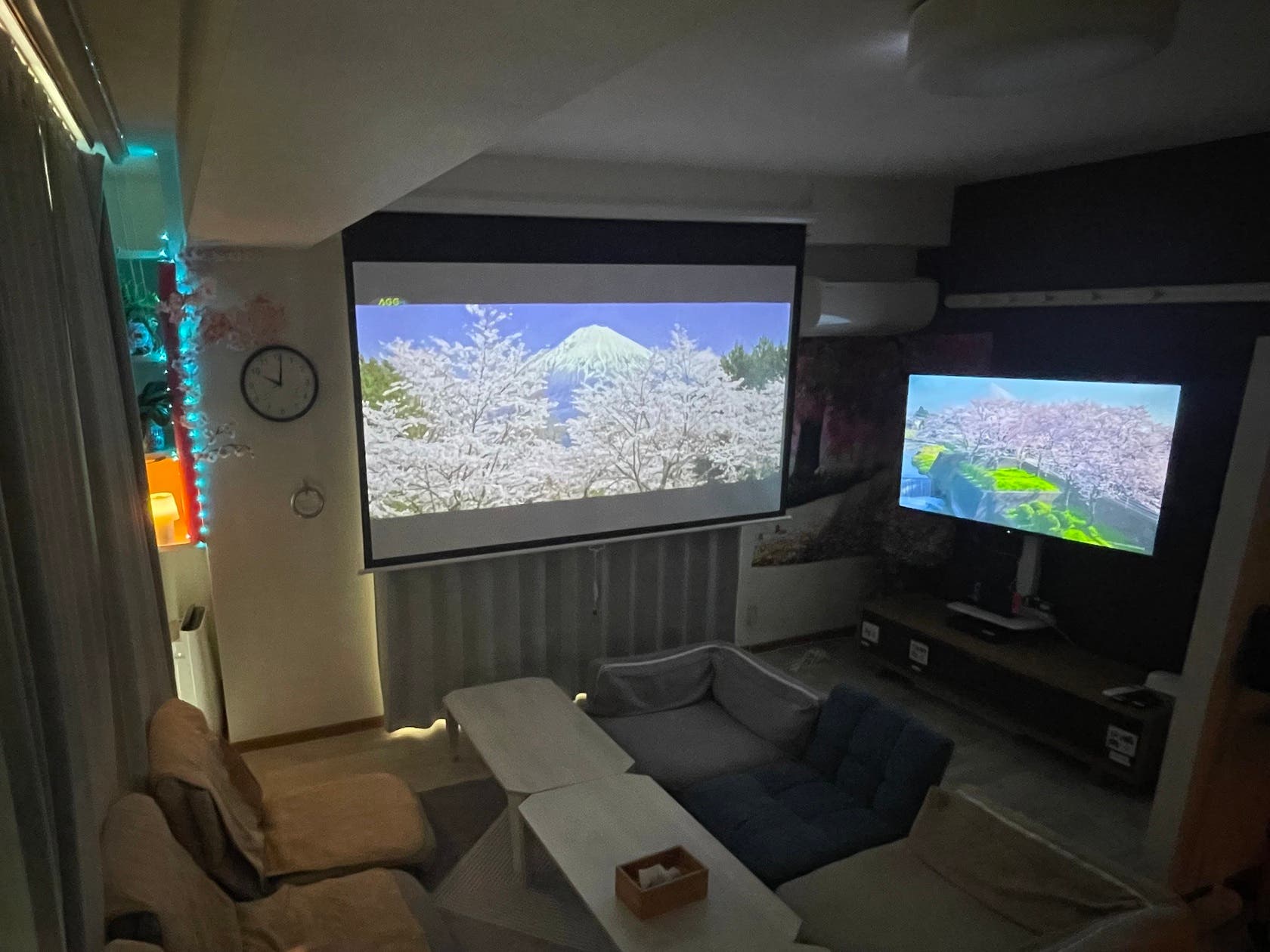 🚃天文館通駅🚶4分✨100㌅大画面プロジェクター🖥️バレンタイン❣️女子会🎀デート🥂撮影📷パーティ、ビジネス利用🎤の写真4