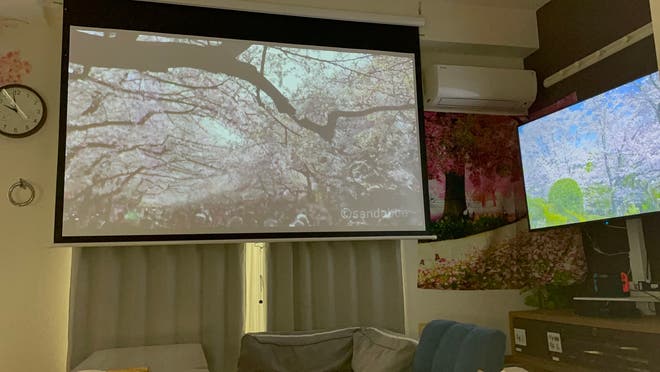 🚃天文館通駅🚶4分✨100㌅大画面プロジェクター🖥️バレンタイン❣️女子会🎀デート🥂撮影📷パーティ、ビジネス利用🎤の写真6