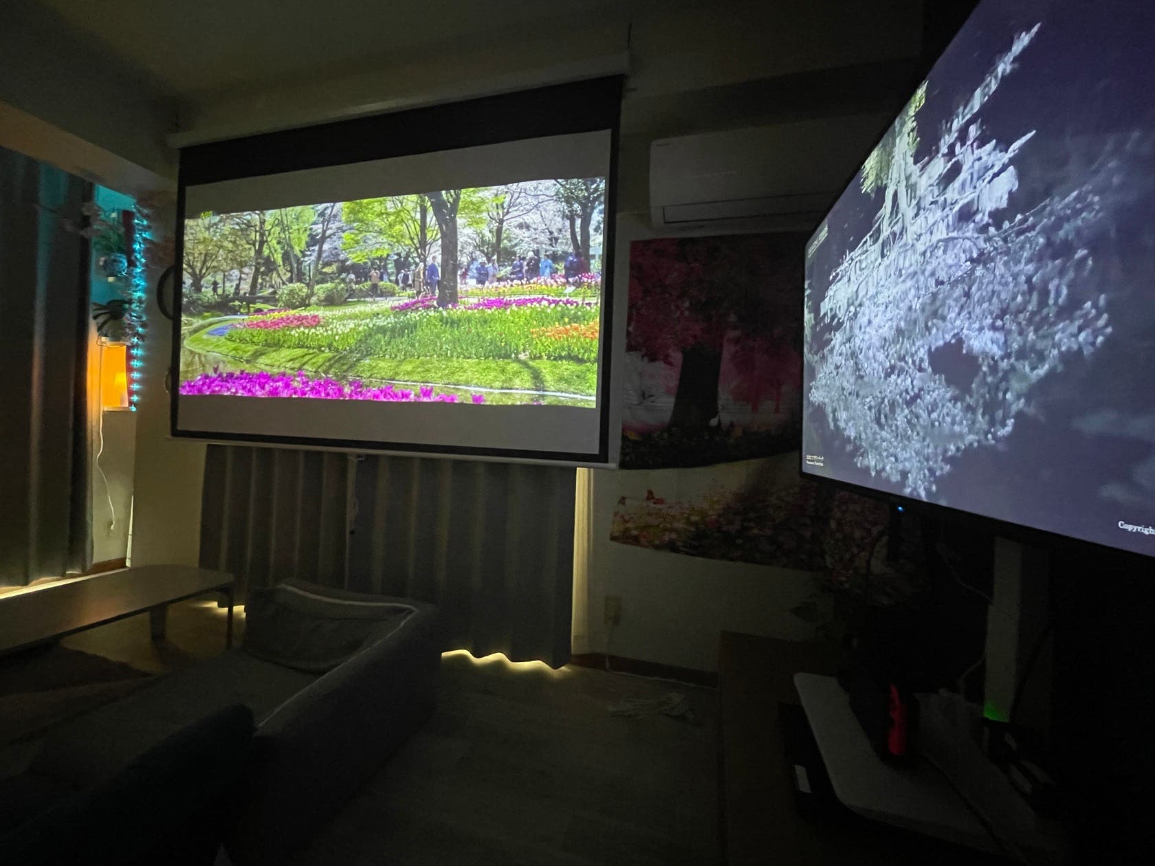 🚃天文館通駅🚶4分✨100㌅大画面プロジェクター🖥️バレンタイン❣️女子会🎀デート🥂撮影📷パーティ、ビジネス利用🎤の写真3