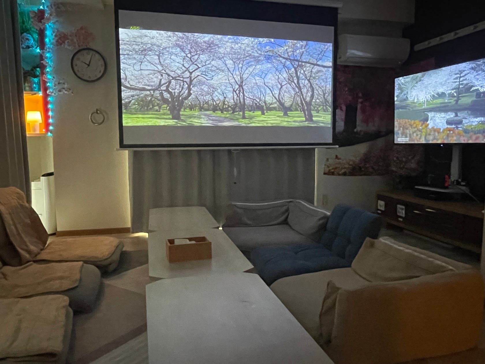 🚃天文館通駅🚶4分✨100㌅大画面プロジェクター🖥️バレンタイン❣️女子会🎀デート🥂撮影📷パーティ、ビジネス利用🎤の写真2