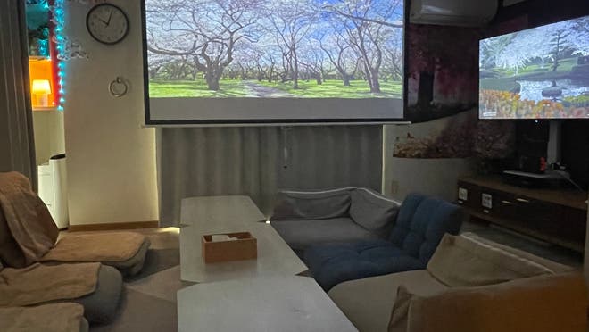 🚃天文館通駅🚶4分✨100㌅大画面プロジェクター🖥️バレンタイン❣️女子会🎀デート🥂撮影📷パーティ、ビジネス利用🎤の写真2