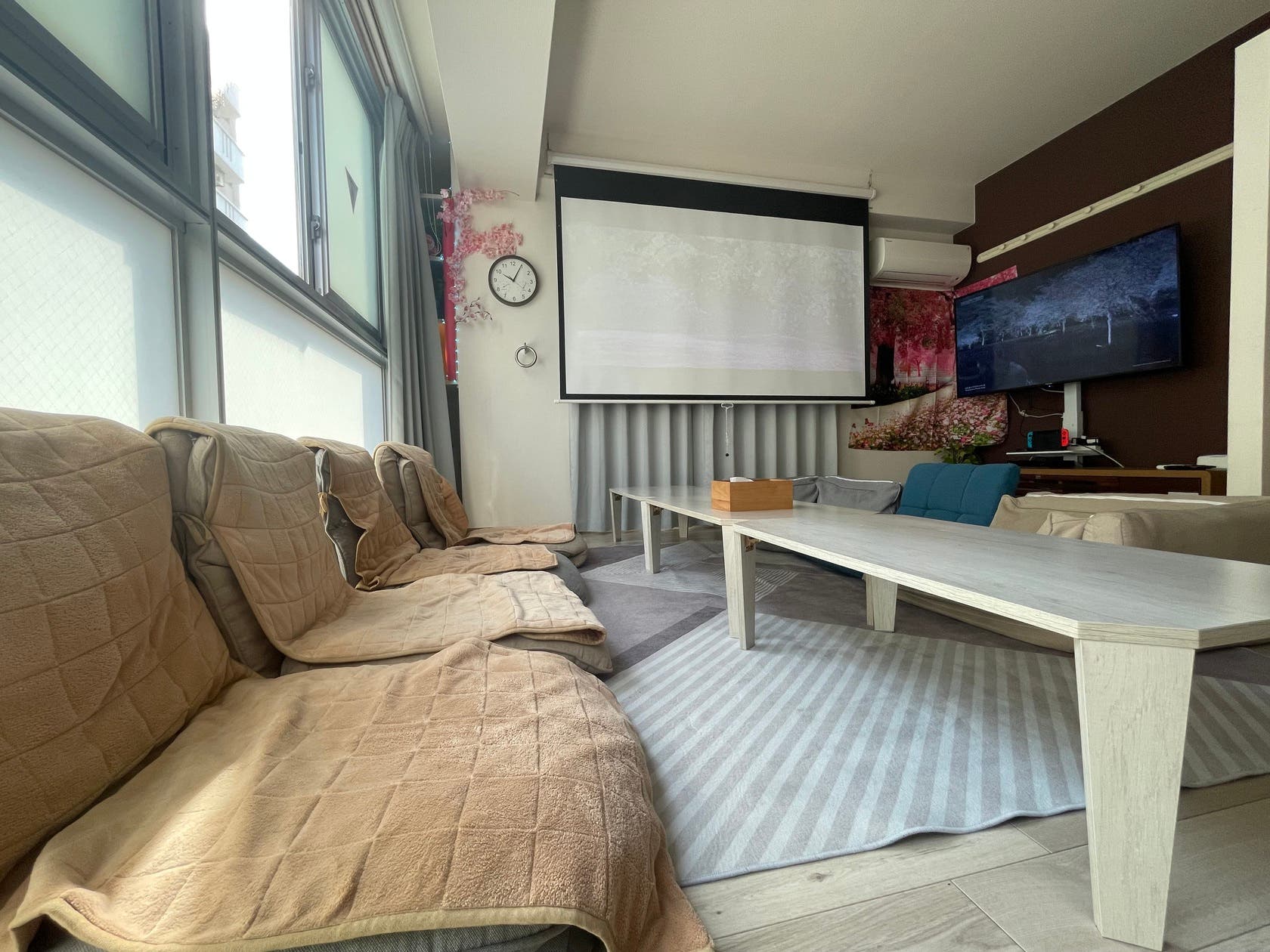 🚃天文館通駅🚶4分✨100㌅大画面プロジェクター🖥️バレンタイン❣️女子会🎀デート🥂撮影📷パーティ、ビジネス利用🎤の写真7