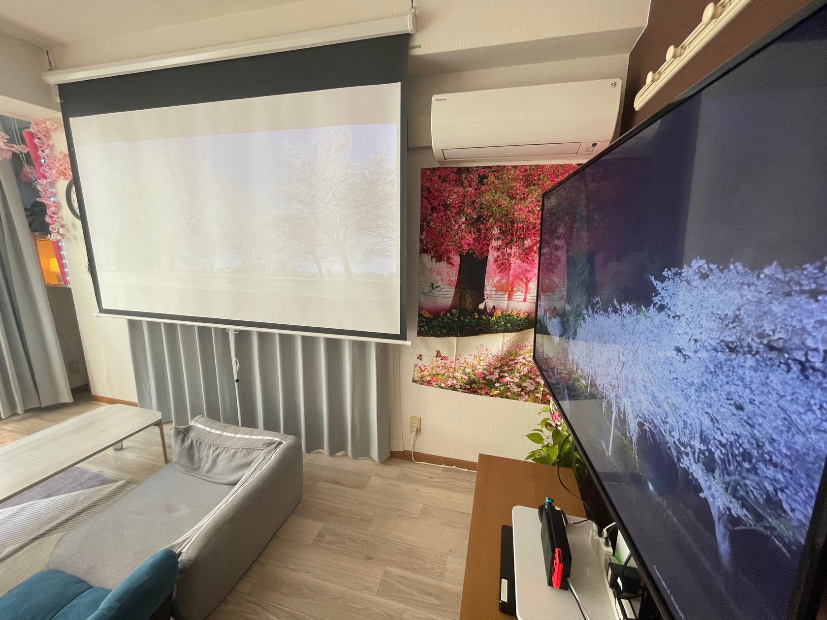 🚃天文館通駅🚶4分✨100㌅大画面プロジェクター🖥️バレンタイン❣️女子会🎀デート🥂撮影📷パーティ、ビジネス利用🎤の写真5