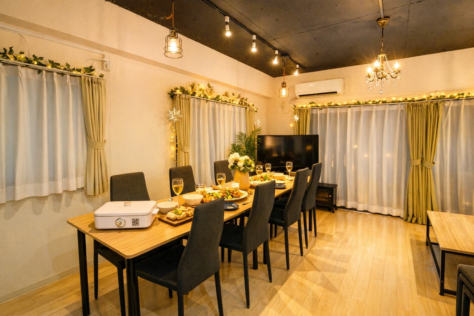 パーティに人気🎉料理🆗隠れ家的な貸切ルーム4Fアクセス簡単！池袋駅C6駅出口4分🌎階段4階【イーグレット池袋】の写真1