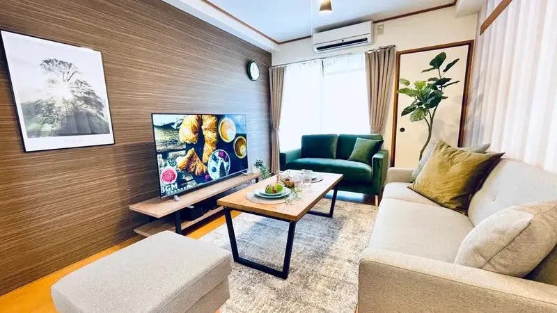 お花見応援　天満駅徒歩3分　ゴミ捨て可　最上階角部屋　ママ会　飲み会　女子会 の写真2