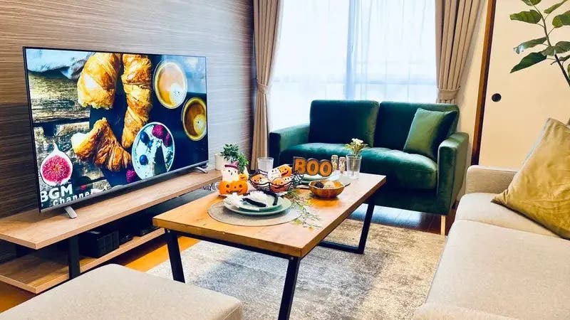 お花見応援　天満駅徒歩3分　ゴミ捨て可　最上階角部屋　ママ会　飲み会　女子会 の写真4