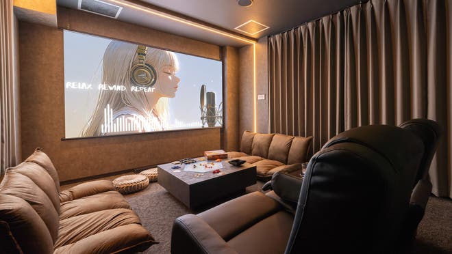 スペモ🎥京都駅徒歩2分🚶♀️プロジェクター🎞️デート💗映画鑑賞🍿ゲーム🎮715_ASTIL CINEMA 京都駅前の写真1