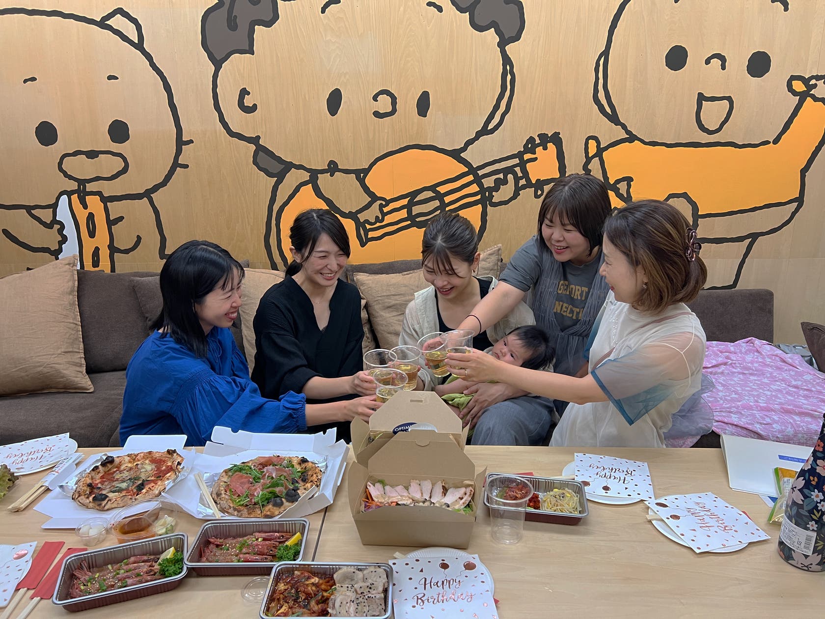 子連れにも優しいつむぱぱ仕様のパーティールームの写真10