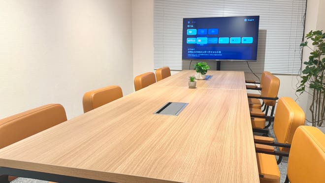 【新大阪駅東口10秒❗️超駅近】無料WiFi・モニター・ホワイトボード無料貸出中❗️完全個室・会議・面談《SS新大阪516》の写真4