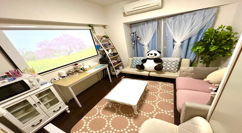 NRS02🐼パンダに会えるスペース💕おうちデート💕女子会💕誕生日会💕映画鑑賞💕推し活