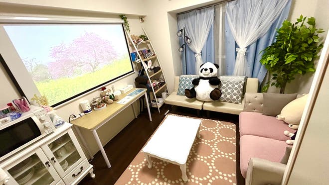 NRS02🐼パンダに会えるスペース💕おうちデート💕女子会💕誕生日会💕映画鑑賞💕推し活の写真1