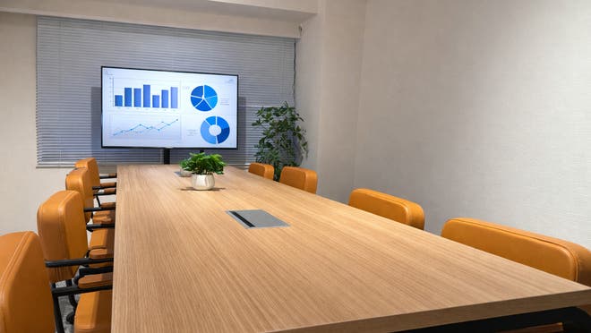 【新大阪駅東口10秒❗️超駅近】無料WiFi・モニター・ホワイトボード無料貸出中❗️完全個室・会議・面談《SS新大阪516》の写真8