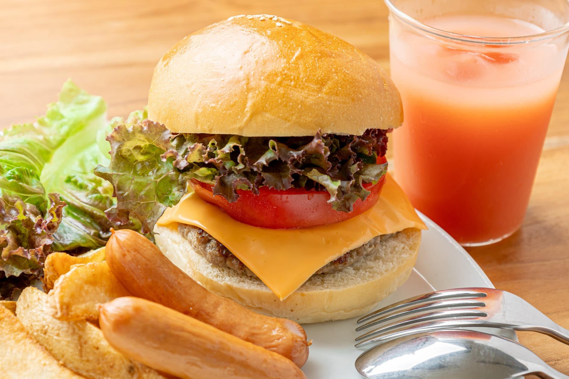 お子様用　簡単に手作りで楽しめるハンバーガーBBQ 　注）ロケ・撮影専用プランでは利用不可の画像1