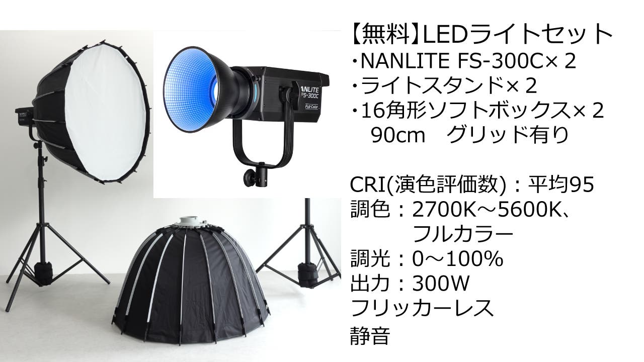 【無料】フルカラーLEDライトセットの画像1