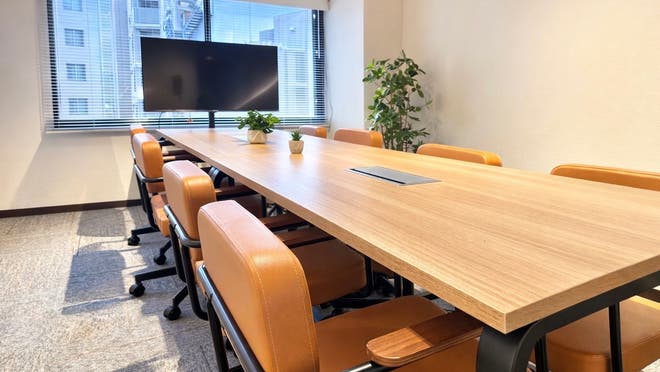 【新大阪駅東口10秒❗️超駅近】無料WiFi・モニター・ホワイトボード無料貸出中❗️完全個室・会議・面談《SS新大阪516》の写真5