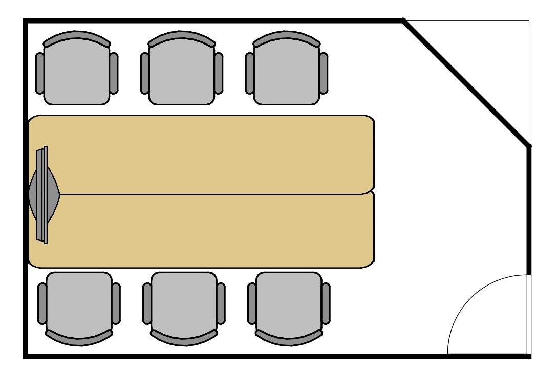 恵比寿駅1分🚶‍♂️駅近🚃6名🙆会議👩‍💻テレワーク【2号室】ヴァリエンテフォーラム恵比寿の写真4
