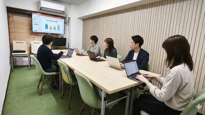 【ラピス】新宿徒歩1分 個室 格安会議室 WiFi プロジェクター無料 C Web会議・テレワークにの写真3