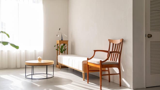 南向きの大きな窓から自然光|北欧ナチュラル空間+屋外撮影バルコニー|写真撮影、ムービー撮影、イベント、セミナー、会議室の写真15