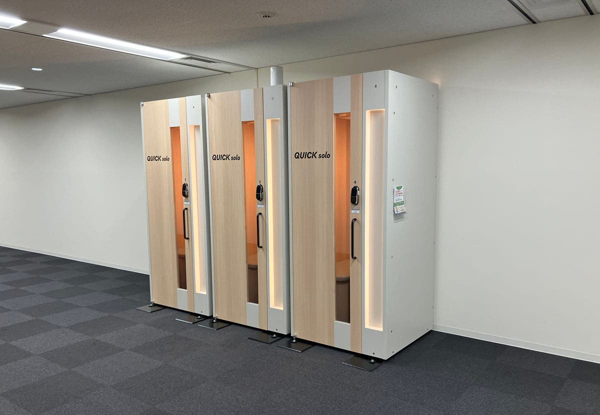 ＜QUICK solo A-PLACE品川東【5階 No.3】＞完全個室⭐️Wi-Fi無料！テレワーク/Zoom/自習の写真3