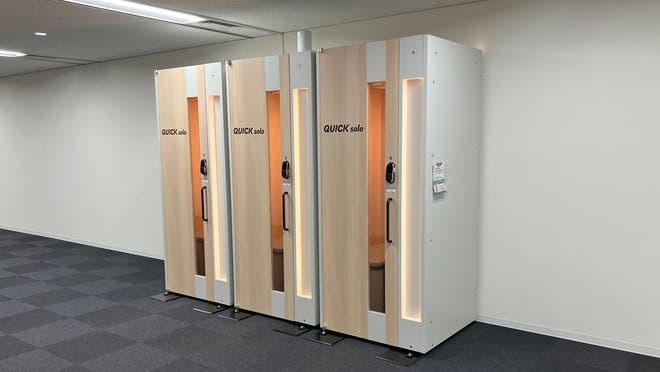 <QUICK solo A-PLACE品川東【5階 No.2】>完全個室⭐️Wi-Fi無料!テレワーク/Zoom/自習の写真3