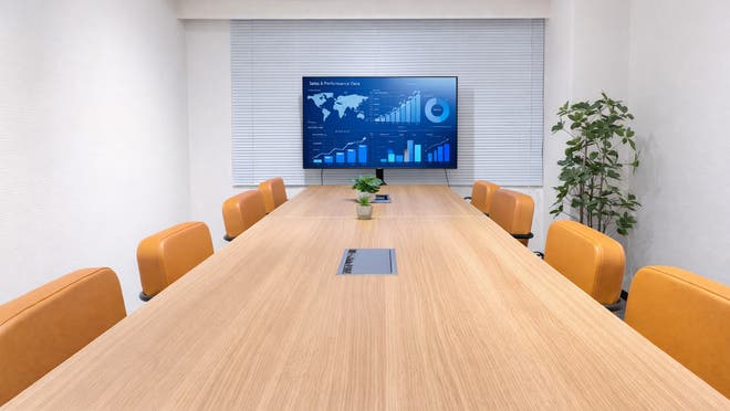 【新大阪駅東口10秒❗️超駅近】無料WiFi・モニター・ホワイトボード無料貸出中❗️完全個室・会議・面談《SS新大阪516》の写真3