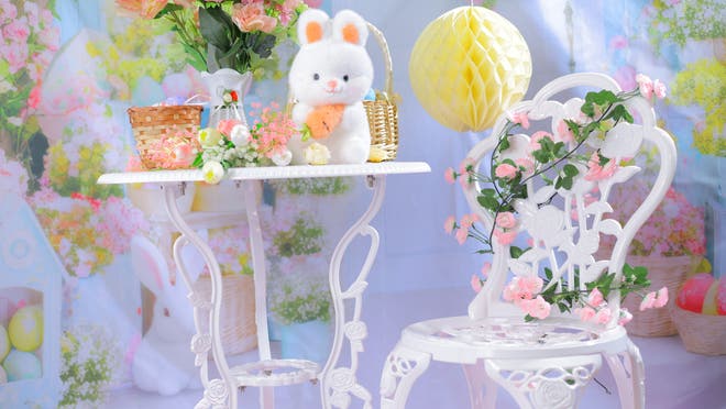 【ココスタジオ日本橋】グレーの撮影ルーム📸 3月31日までイースター撮影ブース✨~コスプレ撮影にぴったり✨の写真2