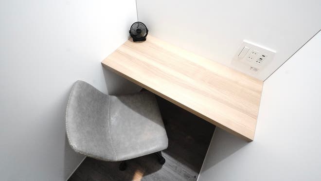 <SpemaBOX蔵前駅No.2>1人用完全個室💼駅徒歩30秒🚃光回線Wi-Fi📶電源🔌テレワーク/Web面談/作業の写真1