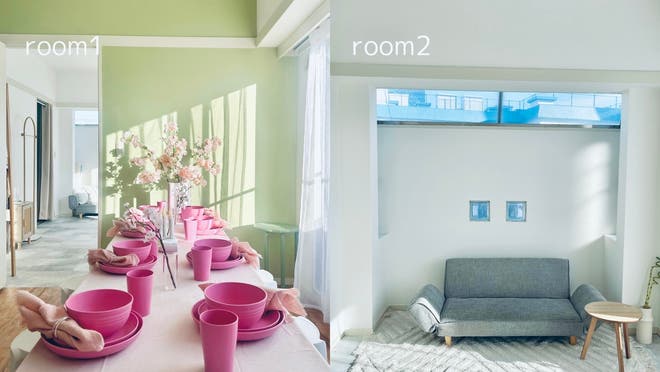 【インドア花見プラン有】🌸上野の桜5分|荷物を置いて桜散歩、雨なら室内花見もできる自然光2空間の📸撮影スタジオの写真1