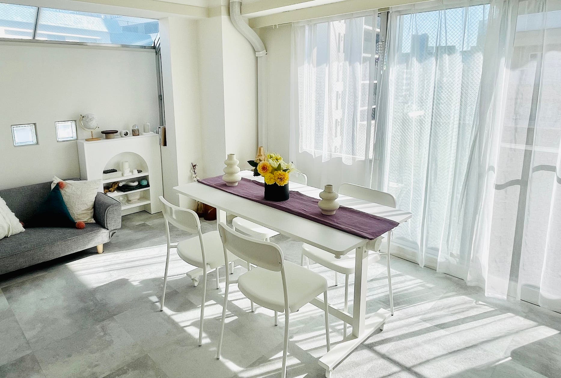 【インドア花見プラン有】🌸上野の桜5分｜荷物を置いて桜散歩、雨なら室内花見もできる自然光2空間の📸撮影スタジオの写真11