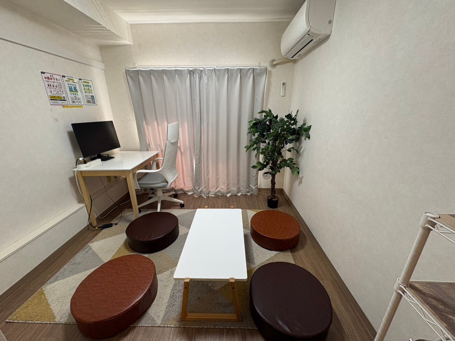 ＜プレイス八王子＞⭐️完全個室⭐️高速Wi-Fi/モニター無料！/テレワーク/Web会議,面接/自習の写真4