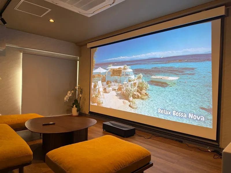 西大井駅から徒歩７分　パーティールーム/シアタールーム　150インチ大型プロジェクターで映画やゲーム　ミニキッチン付きの写真1