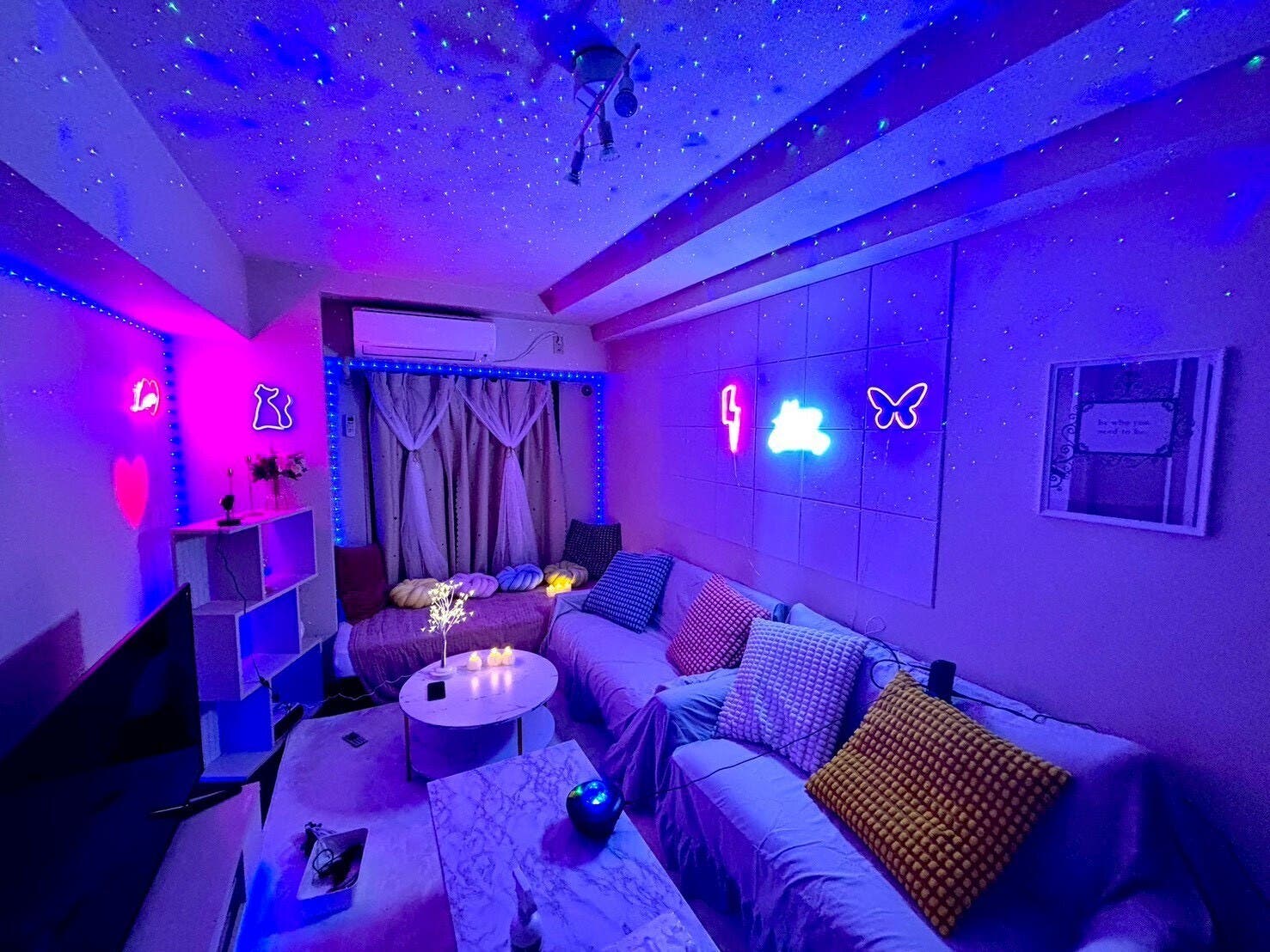 ✨セール✨横浜駅近徒歩5分🚶デート💕ママ会👫女子会❤️誕生日会🎂推し会🌹ゴミオプション🗑️✨120インチプロジェクタの写真7