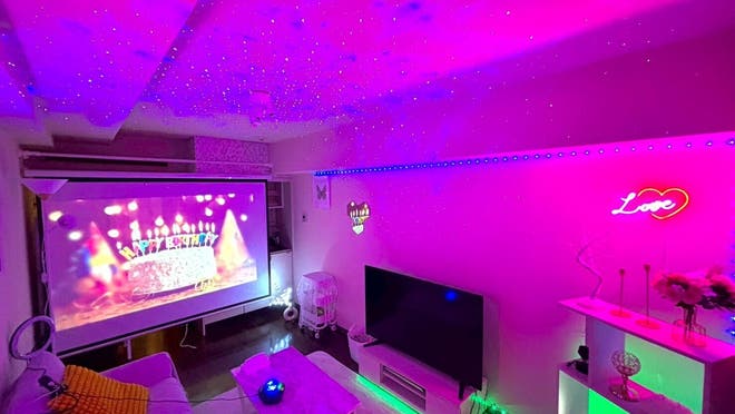 ✨セール✨横浜駅近徒歩5分🚶デート💕ママ会👫女子会❤️誕生日会🎂推し会🌹ゴミオプション🗑️✨120インチプロジェクタの写真8