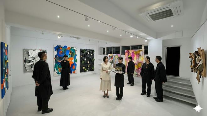 南青山・表参道駅徒歩3分/白を基調とした天井高のギャラリースペースの写真11