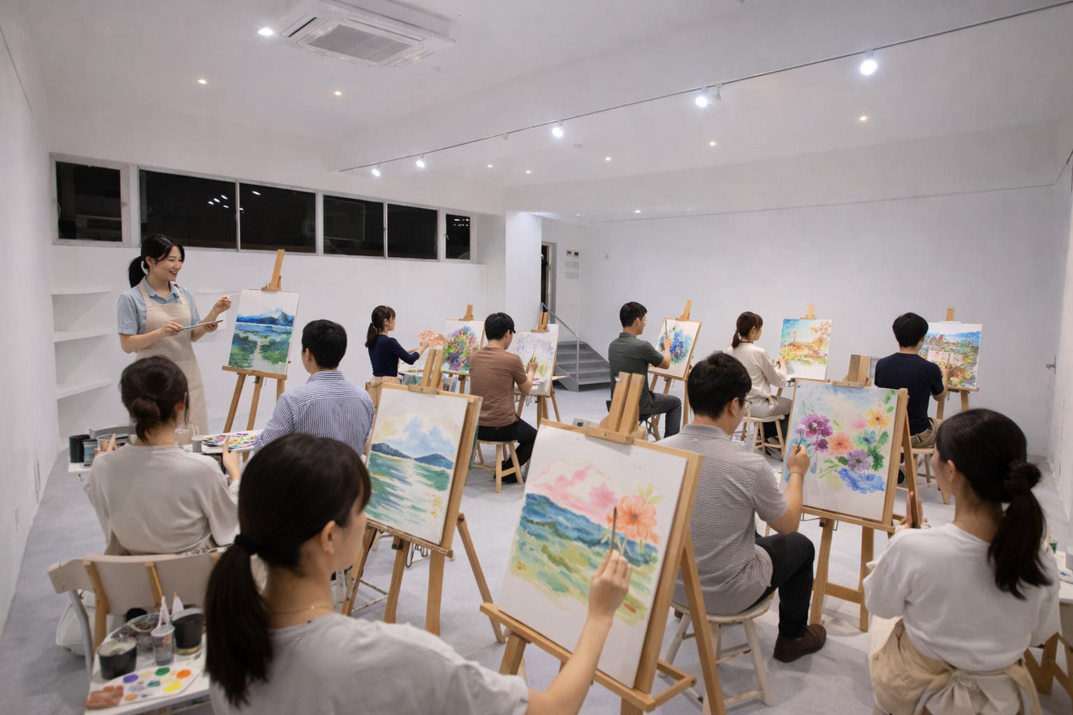 南青山・表参道駅徒歩3分／白を基調とした天井高のギャラリースペースの写真14