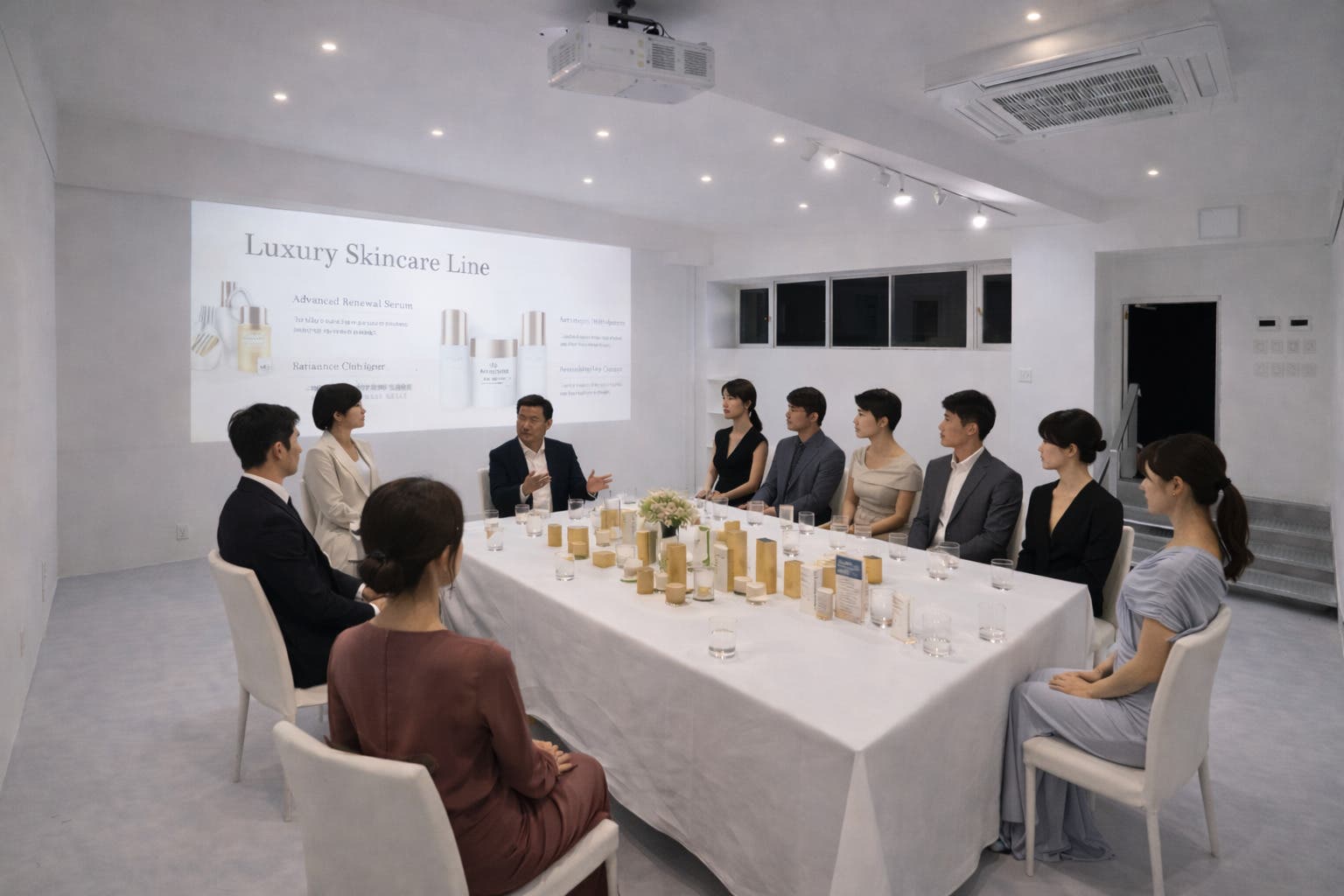 南青山・表参道駅徒歩3分／白を基調とした天井高のギャラリースペースの写真15