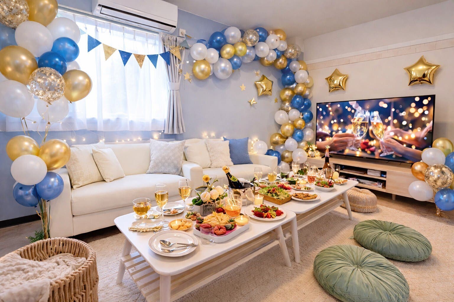 💙京橋駅3分🚶女子会🎀デート💑パーティ🎉ママ会☕推し活❣️撮影🎥50㌅大画面TV💻ゲーム機🎮ボドゲ🎲24Hの写真1